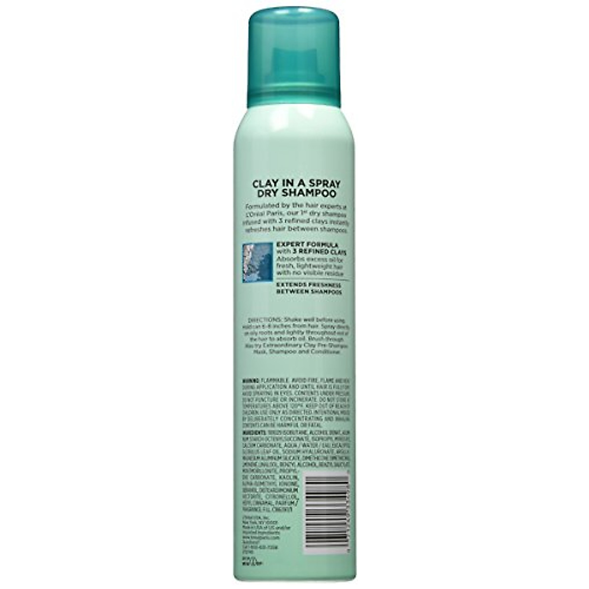 L'Oréal Paris Elvive Extraordinary Clay Dry Shampoo, 4 oz. (Packaging May Vary)