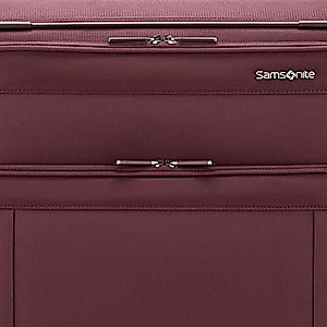 Samsonite Lineate DLX Softside Expandable Luggage with Spinner Wheels, Merlot