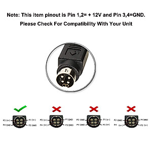 COOLM 12V 12.5A 150W 4Pin 4-Pin Adapter Replacement 10A 8A for FSP Group Inc. FSP150-AHAN1 FSP150-AHAN1-VR P/N 9NA1350204 9NA1501829 SPI P/N AD150-AHAN1-INTL Power Supply