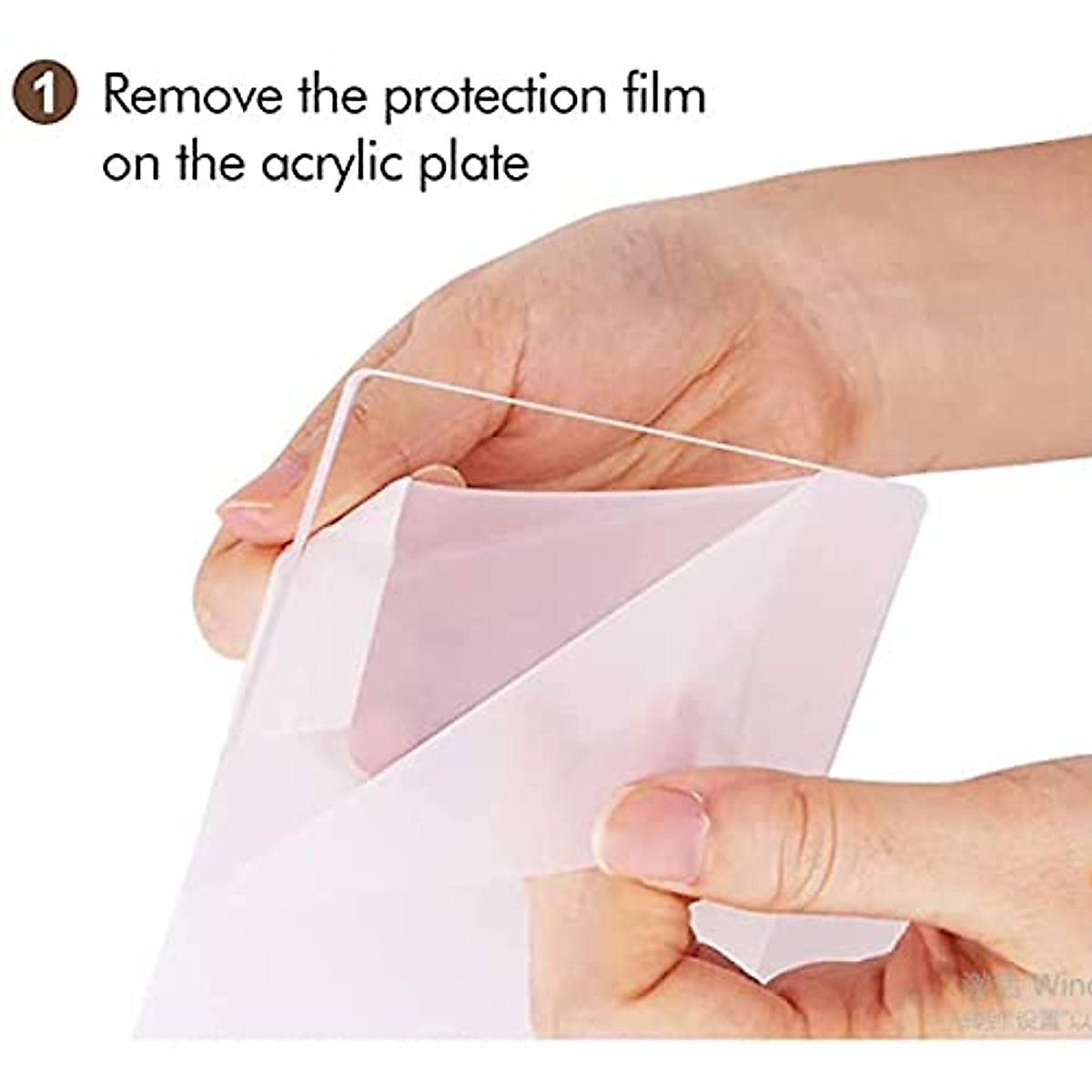 MEISHIDA Clear Acrylic Shelf, Set of 2 Invisible Wall Shelves Wall Mounted Display Shelf, Floating Shelves for Bathroom, Bedroom, Living Room, Kitchen, Office