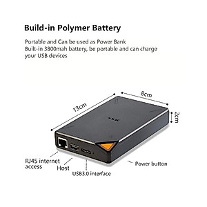SSK Bundles 4TB Personal Cloud, Network Attached Storage Support Auto-Backup,Home Office Storage NAS 2TB Portable NAS External Wireless Hard Drive with Own Wi-Fi Hotspot