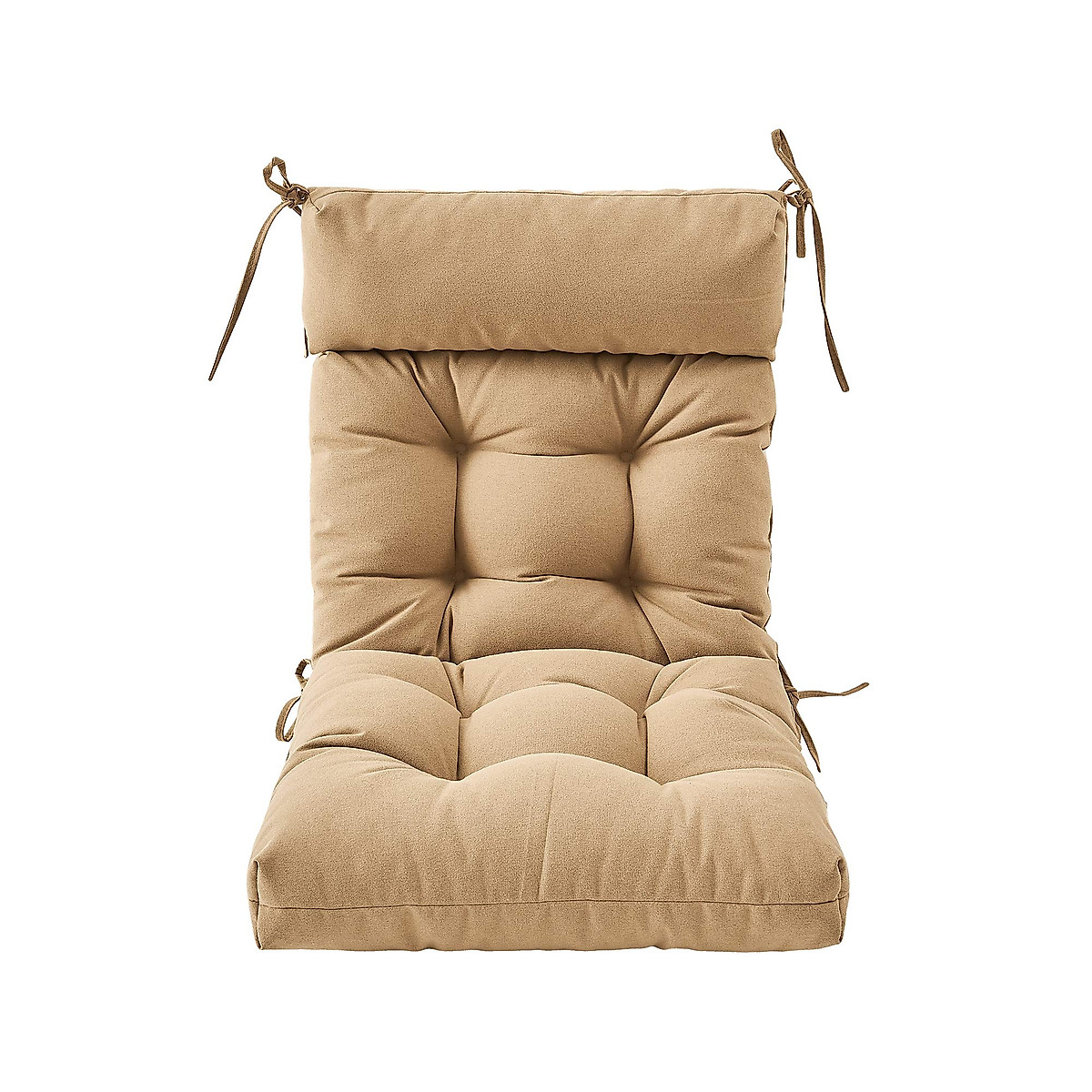 ARTPLAN Adirondack Outdoor Chair Cushion,All Weather Patio Cushion,Wicker Tufted Pillow for Patio Furniture