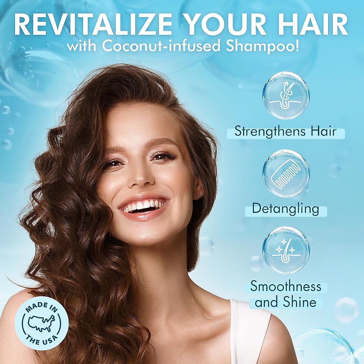 DOMINICAN MAGIC Detangler Shampoo Coconut Infused 2.6 G