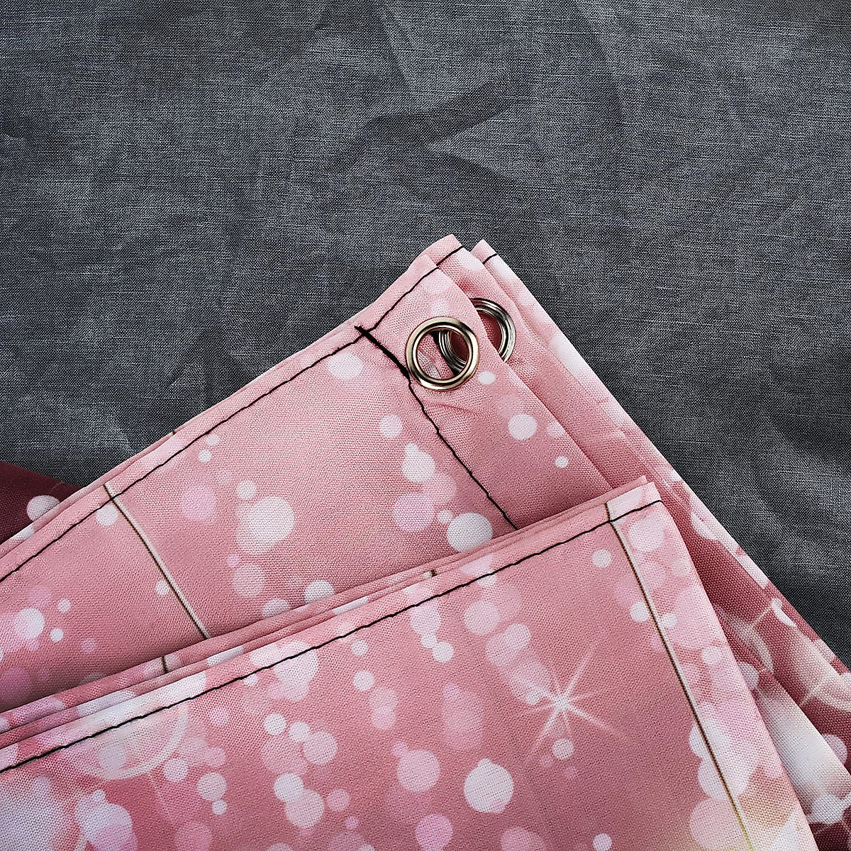 HAMIGAR 6x4ft Happy 50th Birthday Banner Backdrop - 50 Years Old Birthday Decorations Party Supplies for Women - Rose Gold