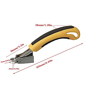 Staple Removers Heavy Duty Staple Remover, Staple Puller Tool Upholstery Construction Heavy Duty Staple Remover Tack Lifter Office Claw Tools Puller Removing