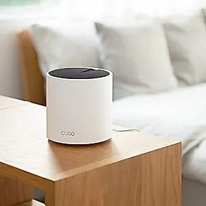 TP-Link Deco AX3000 WiFi 6 Mesh System Deco X55- Covers up to 2500 Sq.Ft., Replaces Wireless Router and Extender, 3 Gigabit Ports, Supports Ethernet Backhaul(1-Pack)