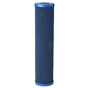 Pentair Pentek CFB-Plus20BB Big Blue Carbon Water Filter, 20-Inch, Whole House Fibredyne Modified Molded Carbon Block Replacement Cartridge, 20" x 4.5", 5-10 Micron
