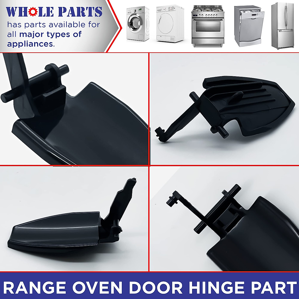 Whole Parts 241682003 Refrigerator Water Dispenser Lever (Black) - Replacement & Compatible With Some Westinghouse, & Kenmore Refrigerators - Non-OEM Appliance Parts & Accessories - 2 Yr Warranty