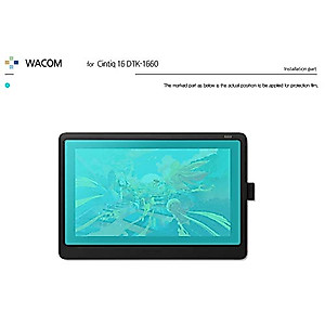 Screen Protector for WACOM Cintiq Pro 16 DTK 1660, Healing Shield Light Anti-Glare Paper Texture Feeling Matte Screen Protector Film-Light Paper Texture