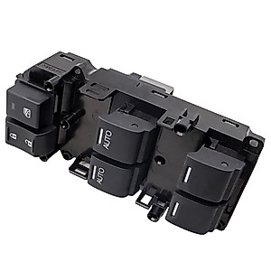 FZJDSD Master Power Window Switch Driver Side (Double Auto) Button Compatible with Honda Pilot EX EX-L 2009-2015 Replace 35750-TA0-A31 35750-TA0-A32 35750-SZA-A31 35750-SZA-A51 35750-SZA-A21