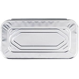 1/3 Size Foil Steam Table Pan Lid - 100/Case