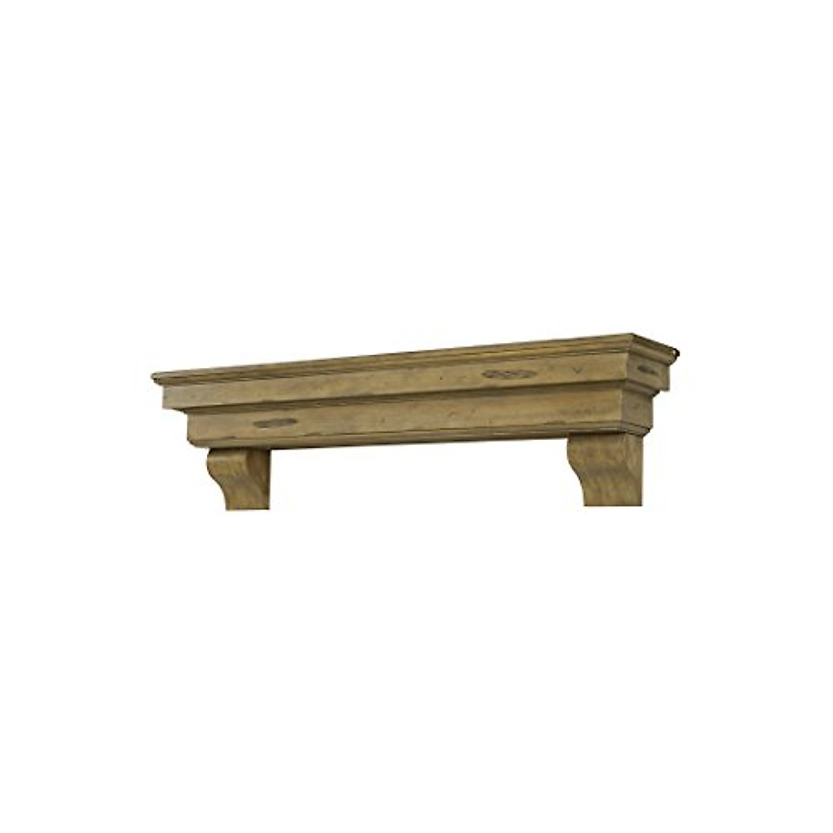 Pearl Mantels 497-60-10 Celeste Mantel Shelf, 60-Inch, Dune Finish