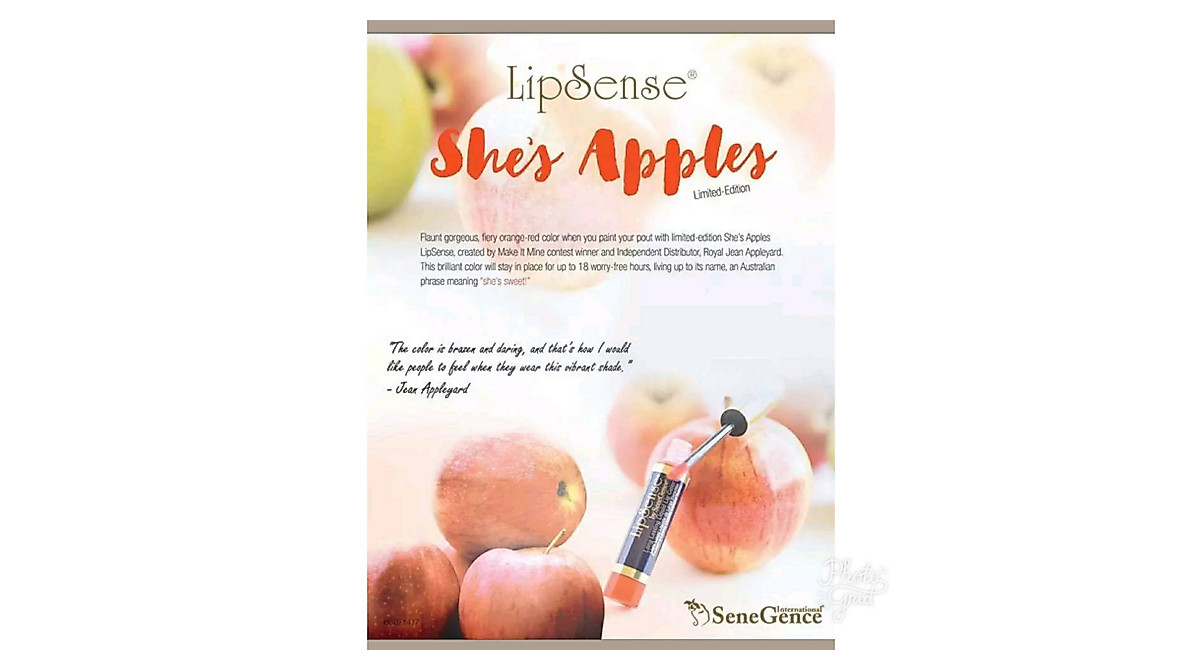 Lipsense She's Apples - Long-Lasting Lip Color