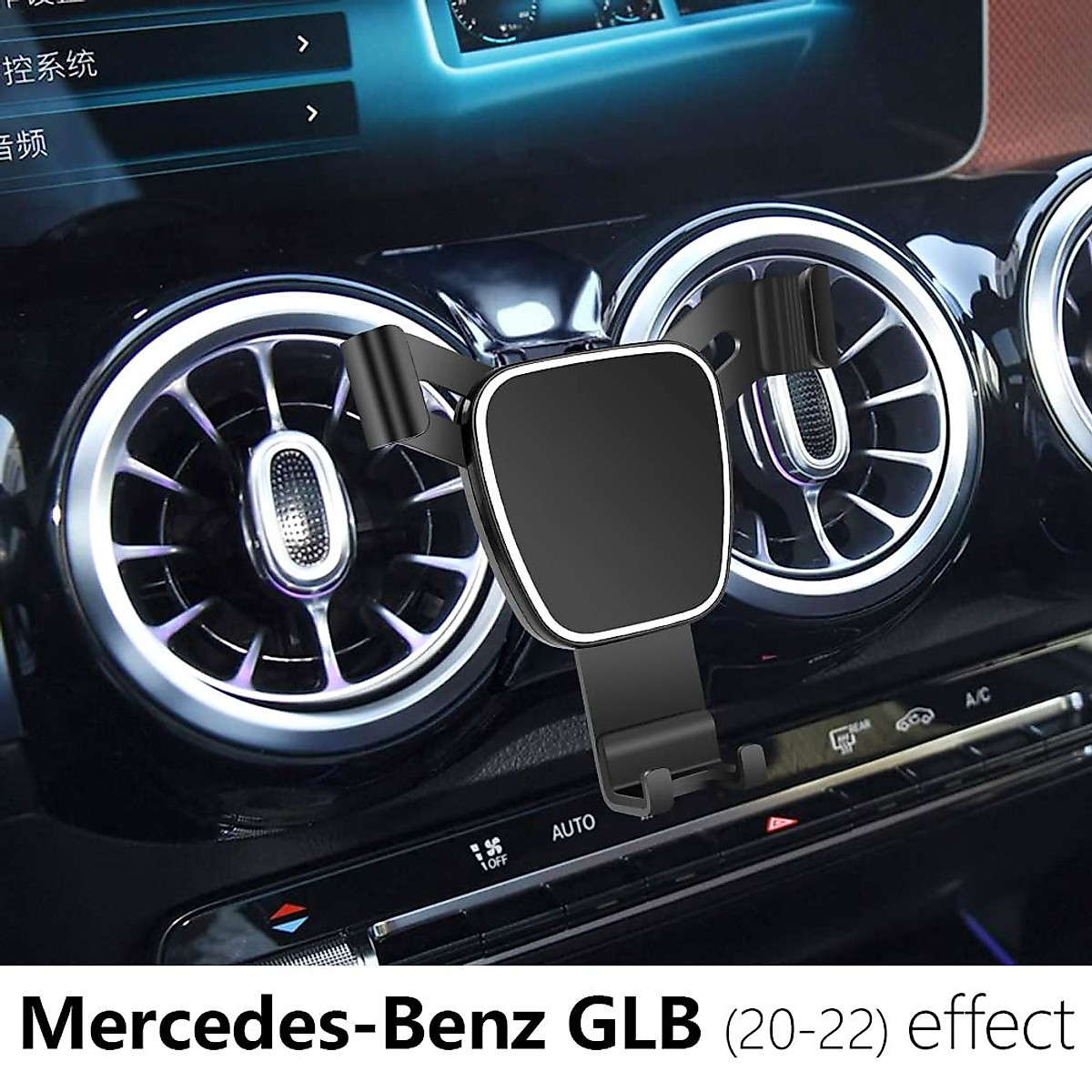 musttrue Car Phone Holder for Mercedes Benz GLB Class 2020-2025, Benz EQB 2022-2024 Auto Accessories Navigation Bracket Interior Decoration Mobile Cell Phone Mount