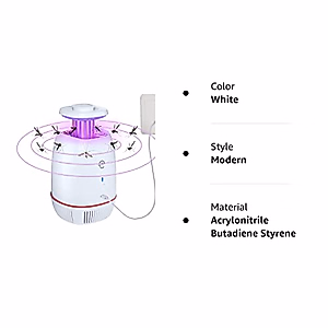 Diaotec Plug in Mosquito Zapper Lamp Indoor Use Electric Bug Zapper Fly Insects Trap with UV Light Attractant