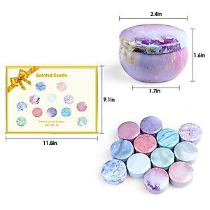 Scented Candles Gifts for Women, 12 Pack Candles for Home Scented, Soy Scented Candles for Home, Aromatherapy Candle Gifts Set for Christmas Day, Birthday, Mothers Day, Valentine's Day