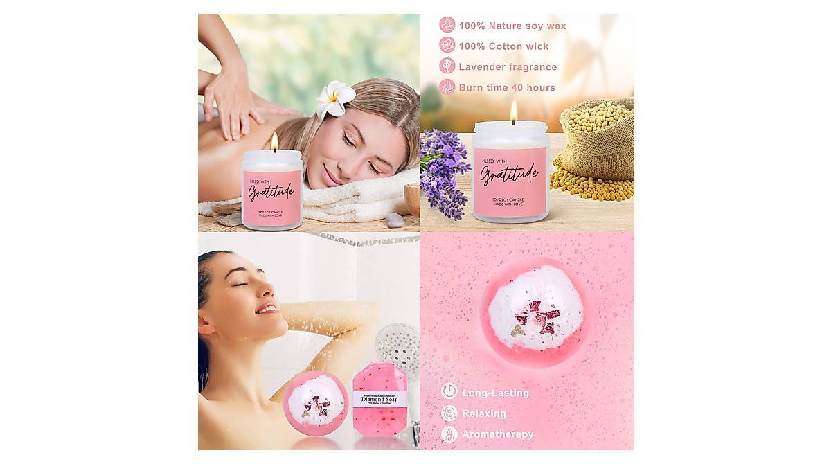 Thoughtful Spa Gift Box for Her - Unique Thanks Gifts