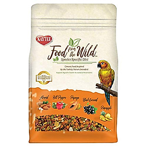 Kaytee Food from The Wild Natural Pet Conure Bird Food, 2.5 Pound