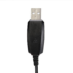 Retevis RT22P RT20 RB66 B3H Programming Cable, Compatible RT22P B3H B3S B3B RT20 RT65 RB19 RB19P RT45P RB66 Two Way Radio, Black Original USB Charging Cable,USB Programming Charging Cable(1 Pack)