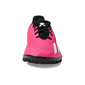 adidas X SPEEDPORTAL.4 Turf Soccer Shoe, Team Shock Pink/White/Black, 3.5 US Unisex Little Kid