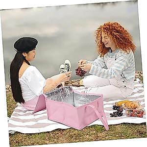 ULTECHNOVO Insulated Bag Packing cake insulation bag delivery bag for food food delivery bag for cake food delivery bag with handle insulated bag Non-woven bags food bag seafood