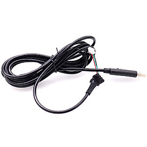 Deal4GO 6.5FT 4-pin USB Controller Cable Pinout for Xbox 360 Wired Controller Replacement Lead (NO Packaging)