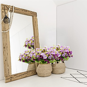 STYLIFING Fake Flowers for Vase, 8 PCS Artificial Flowers Faux Daisy Silk Flowers for Home Decor Indoor No Fade Artificial Plants Home Garden Porch D¨¦cor (Light Purple)