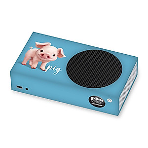 Head Case Designs Officially Licensed Animal Club International Pig Faces Matte Vinyl Sticker Gaming Skin Case Cover Compatible with Xbox Series S Console