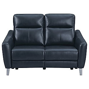 Coaster Home Furnishings Derek Upholstered Power Loveseat and Blue