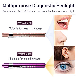 Sunchova Medical Penlight and Pupil Gauge for Medical Nurses,Doctors,Nursing Students and EMT's