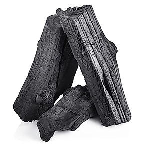 Campirano Premium All Natural Hardwood Bulk Black Lump Charcoal, Burns Longer and Hotter, Perfect for Smokers or Ceramic Grills, 40 Pound Bag