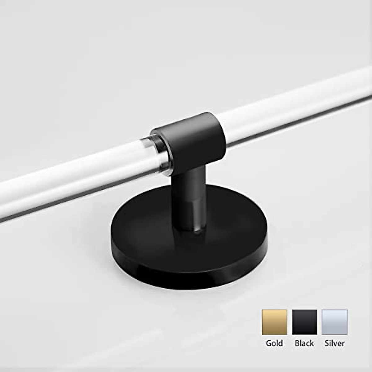 Towel Bar 23.6 Inches Matte Black Towel Rack for Bathroom Wall Mounted Kitchen Towel Holder Bathroom Accessories Hand Towel Bar…