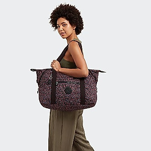 Kipling Women's Art M Print 3 Tote Happy Squares