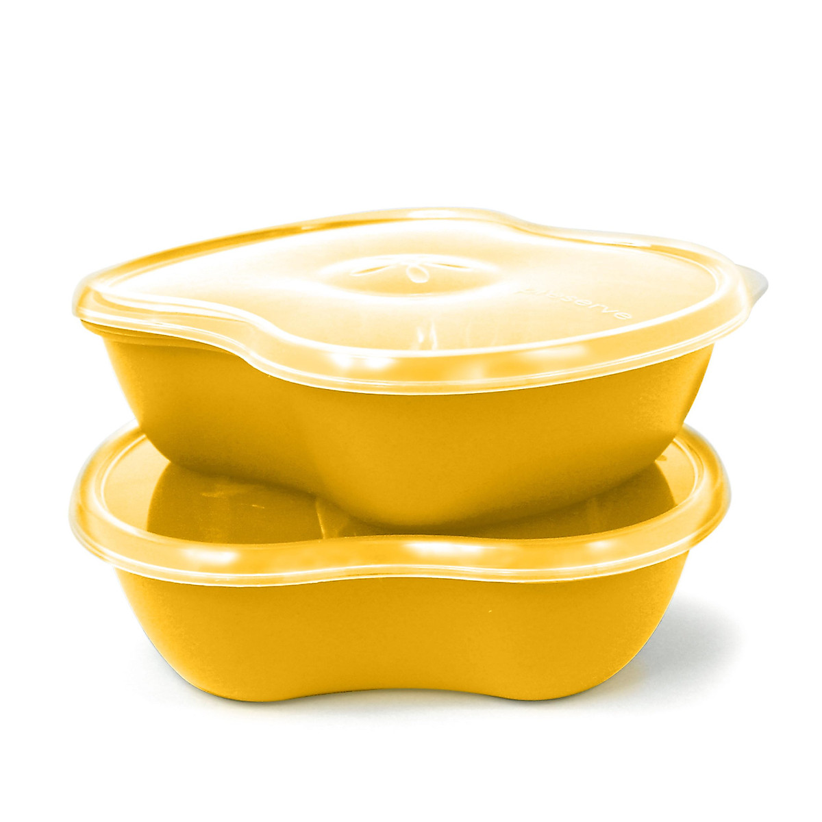Preserve Food Storage Sandwich Container, Yellow, 25 oz., Set of 2