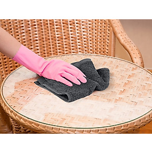 Utopia Towels 24 Pack Cotton Washcloths Set - 100% Ring Spun Cotton, Premium Quality Flannel Face Cloths, Highly Absorbent and Soft Feel Fingertip Towels (Grey, White)