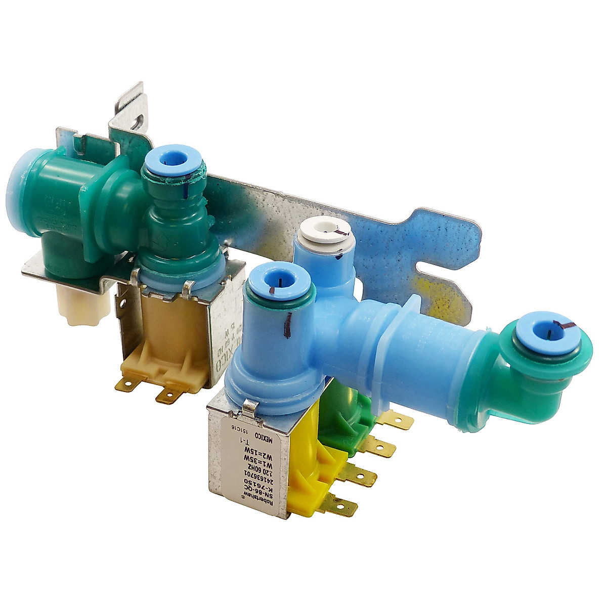 Endurance Pro UPGRADED OEM 242252702 Triple Water Inlet Valve Compatible with Frigidaire Kenmore Electrolux Refrigerator K-76150, 241734301, WV2702, 240321801, AP5671757, 241636701, 240531101