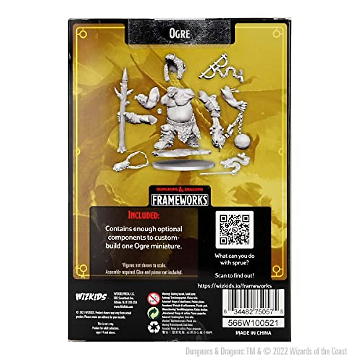 D&D Frameworks: Ogre - Unpainted and Unassembled