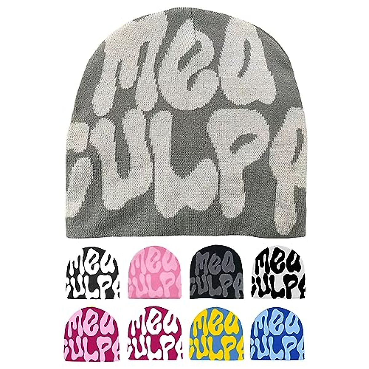 HAILTH Y2K Women's Beanies Wool Acrylic Knitted Hat Women Hats Beanie Wireless Winter Knit Hat Warm Knitted Cap Casual Skullies Outdoor