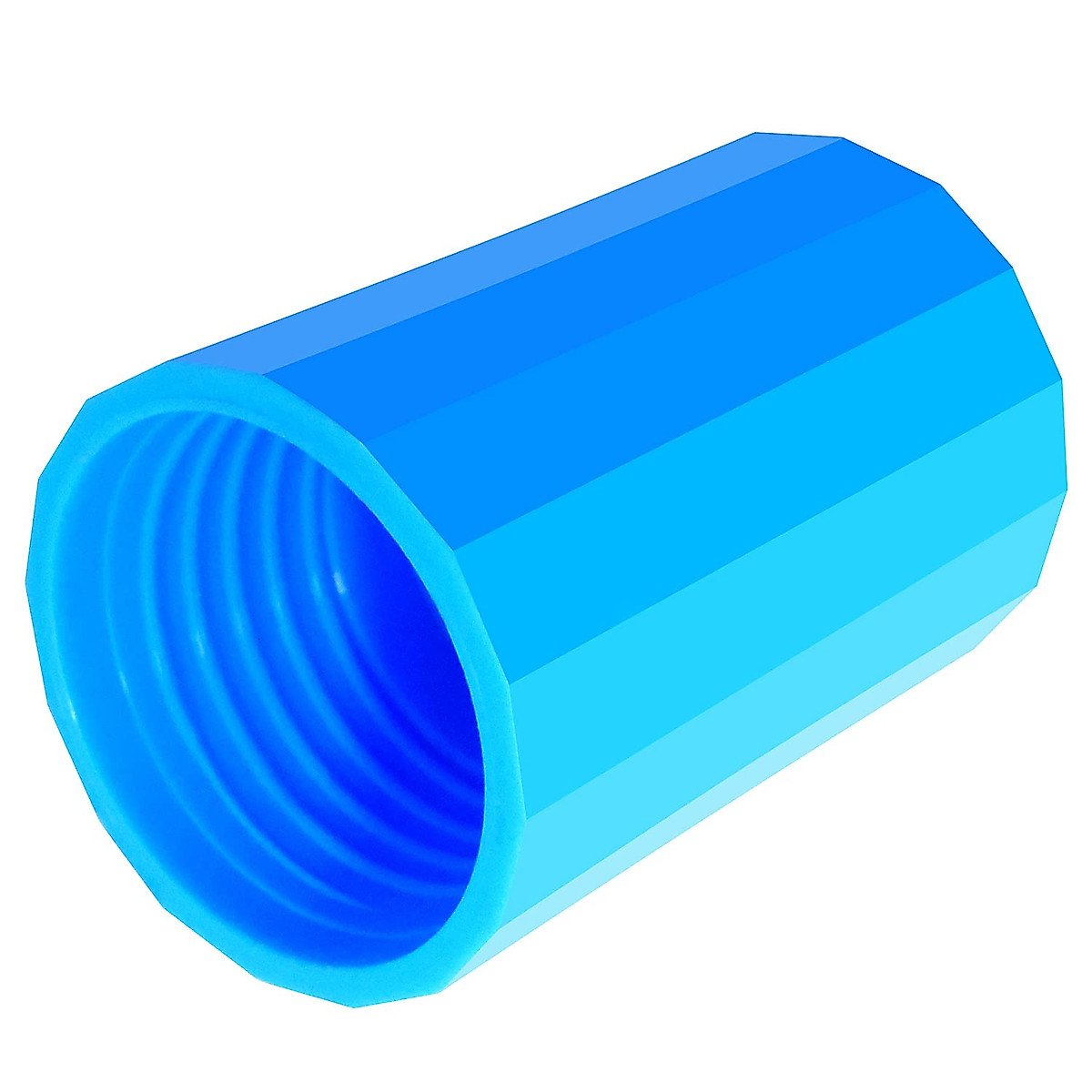 ZUPAYIPA 1 Pieces Vortex Bottle Connectors Tornado in A Bottle Fountain Connection Cyclone Tube Tornado Connector, Doesn't Leak. Blue