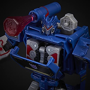 Transformers Bumblebee Cyberverse Adventures Toys Deluxe Class Soundwave Action Figure, Sound Blast Action Attack, 5-inch