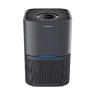 Toshiba Air Purifiers for Home up to 198 Ft²|H13 True HEPA Filter|12H Timer|UV-C|Removes 99.998% of SARS-CoV-2¹, Dust, Pet Dander Hair, Smoke, Pollen, Allergies |Available for California|CADR 215m³/h