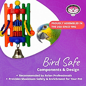 Super Bird Creations SB770 Puzzle Play, Medium/Large Bird Size, 13" x 4"