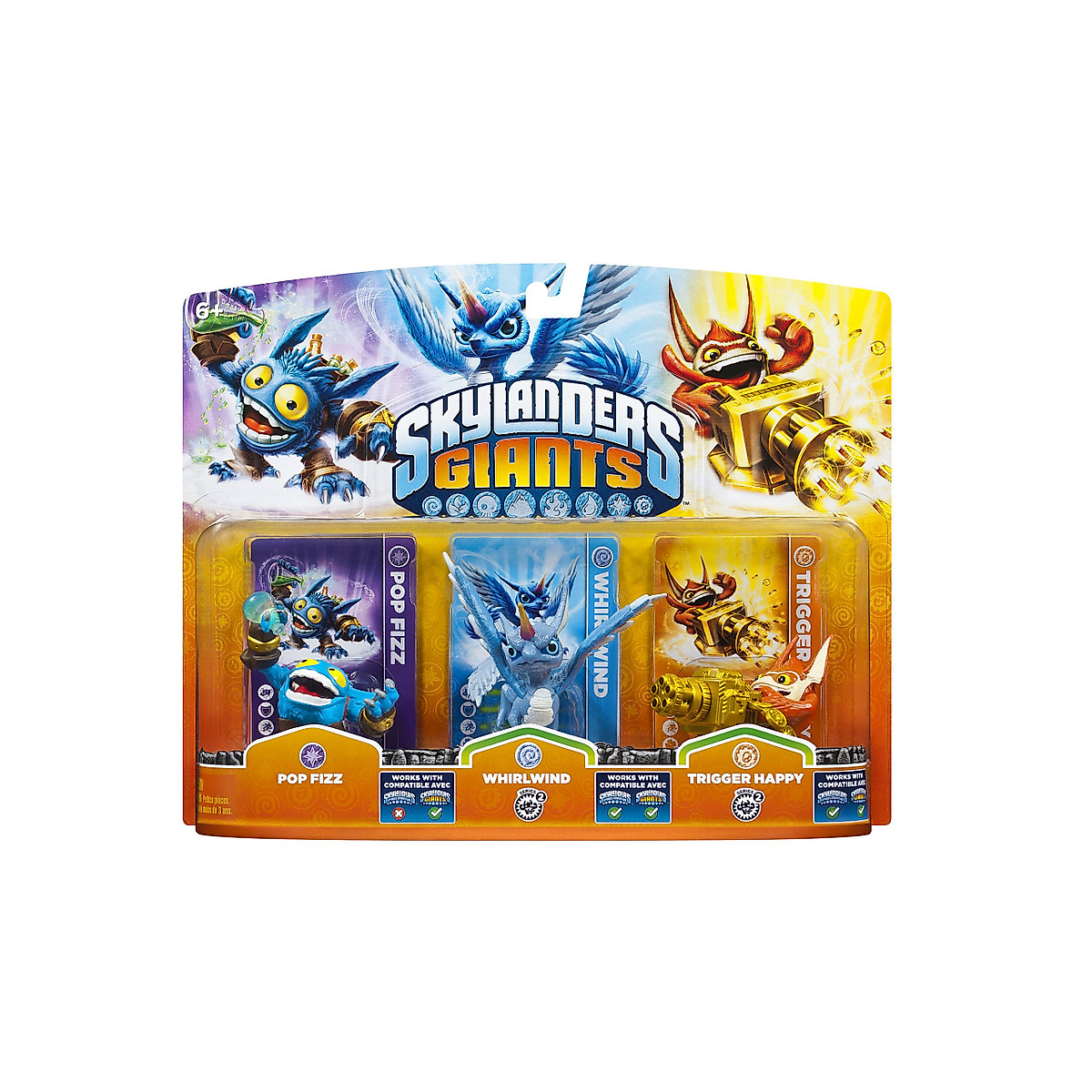 Activision Skylanders Giants Triple Pack #1: Pop Fizz, Whirlwind, Trigger Happy
