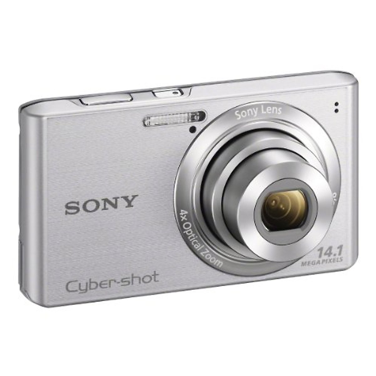Sony Cyber-shot DSCW610 14.1 MP Digital Camera with 4x Optical Zoom and 2.7-Inch LCD (Silver) (2012 Model)