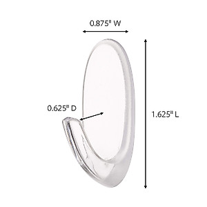 Command 17091CLR-VP Clear Strips, 2-Pack Medium, 12 Hook, Count