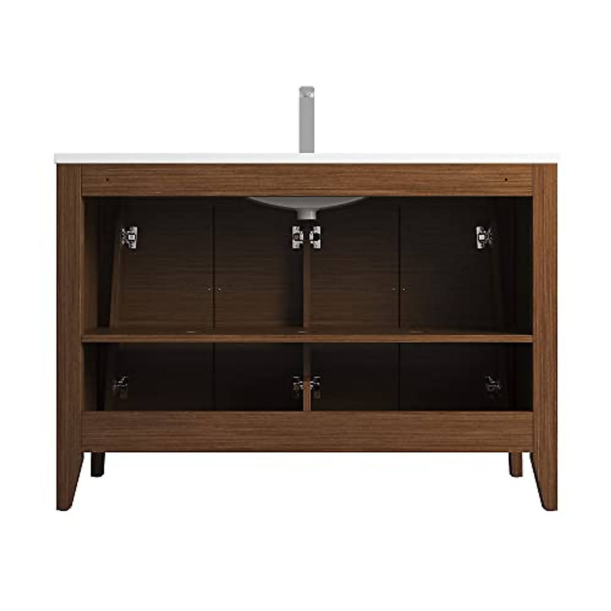 Fine Fixtures Imperial Collection 48" Single Bathroom Vanity Cabinet Set, Wheat