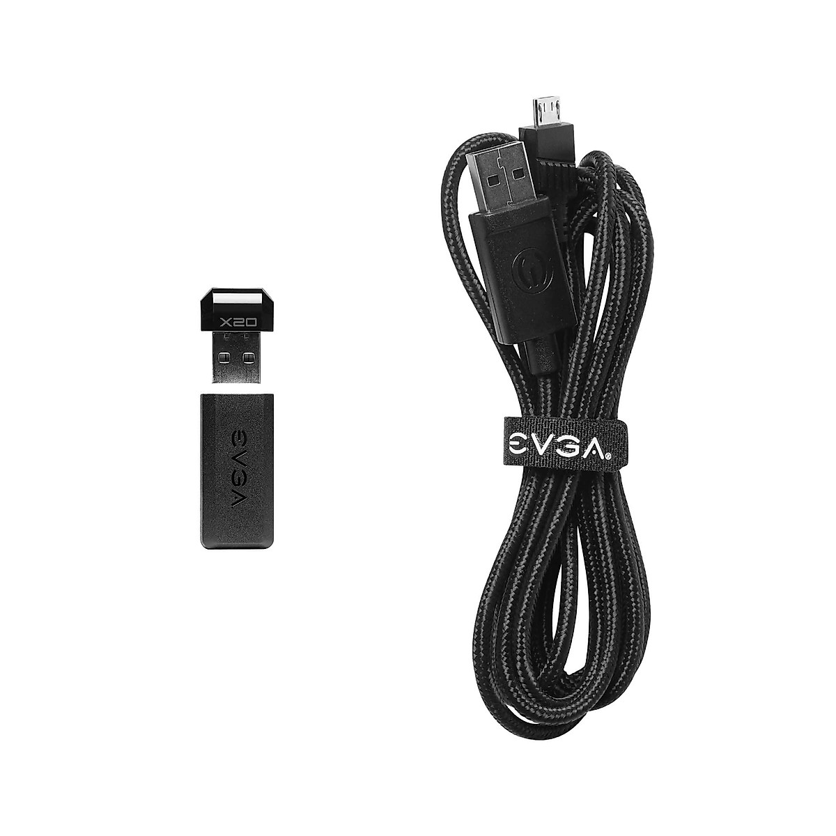 EVGA X20 Wireless Gaming Mouse, Wireless, Black, Customizable, 16,000 DPI, 5 Profiles, 10 Buttons, Ergonomic 903-T1-20BK-KR