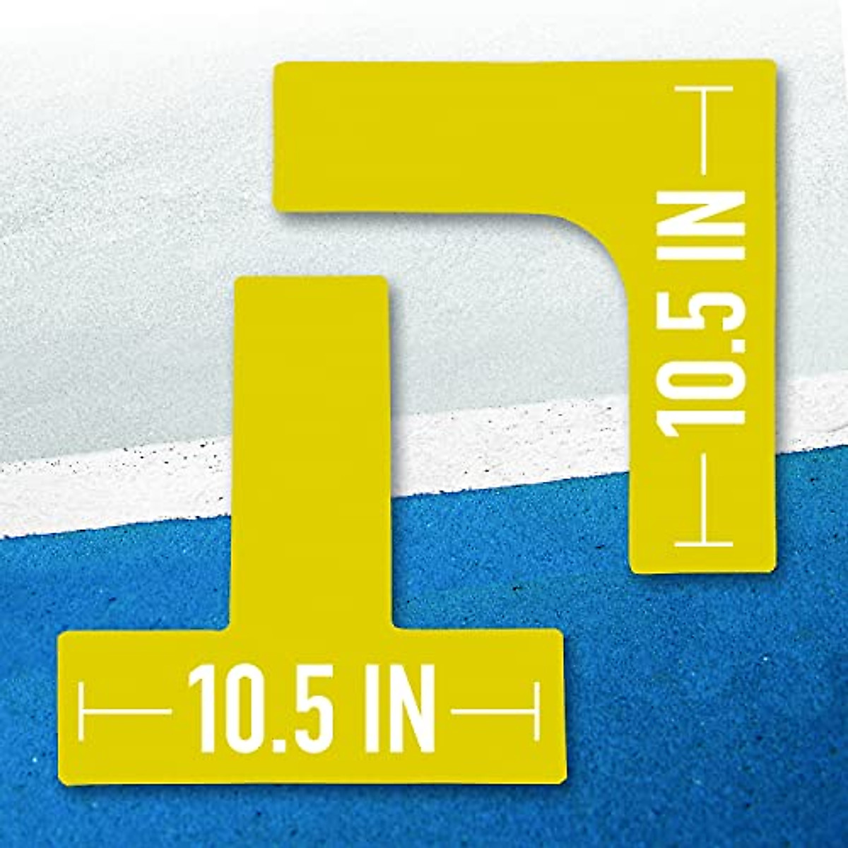 Franklin Sports Pickleball Court Marker Kit - Lines Marking Set with Tape Measure - Official Size Court Throw Down Markers