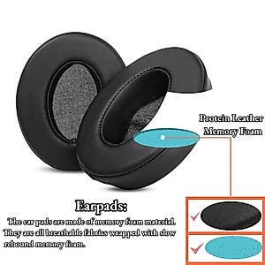 YunYiYi TT-BH22 Thicken Ear Cushions Cover Compatible with TaoTronics TT-BH22 SoundSurge 22 ANC Headphones Replacement Earpads Earmuff Parts