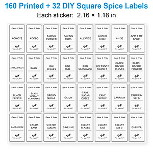 Magnetic Paper Towel Holder for Fridge, Toilet Paper Roll Holder Magnetic Paper Towel Rack Wall Mount and 192 Label Stickers Spice Labels for Food Containers, Waterproof Labels for Jars